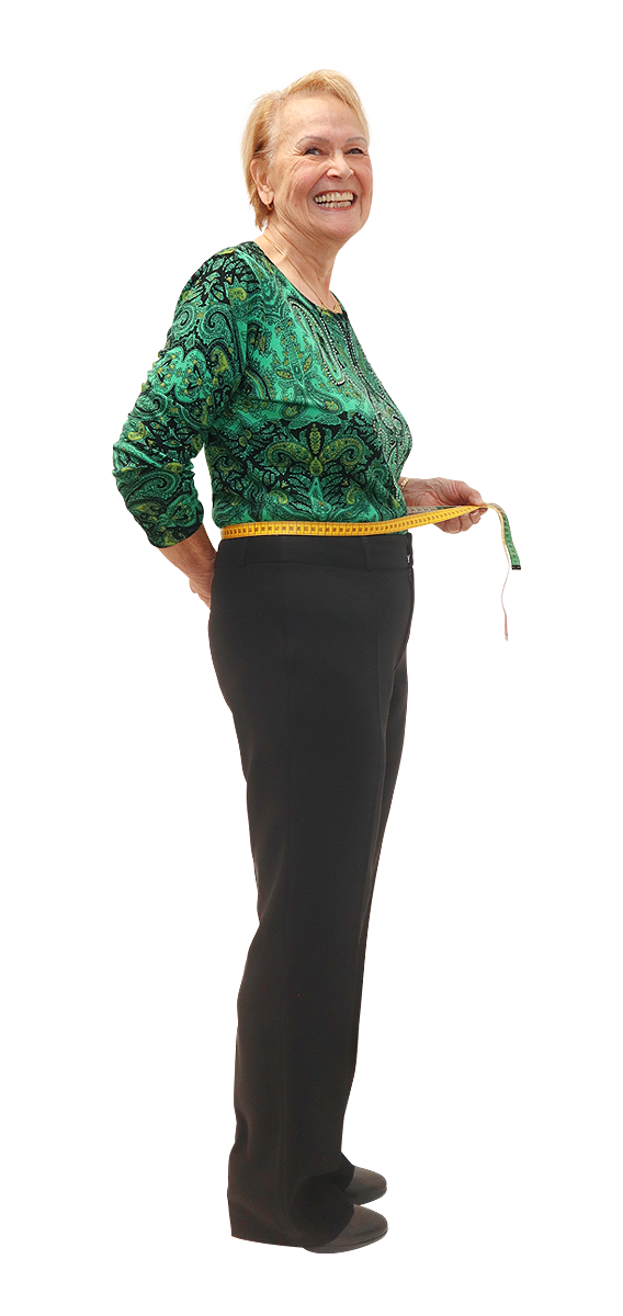 Barbara Scharnagl ist Bauch und gesundheitliche Sorgen los