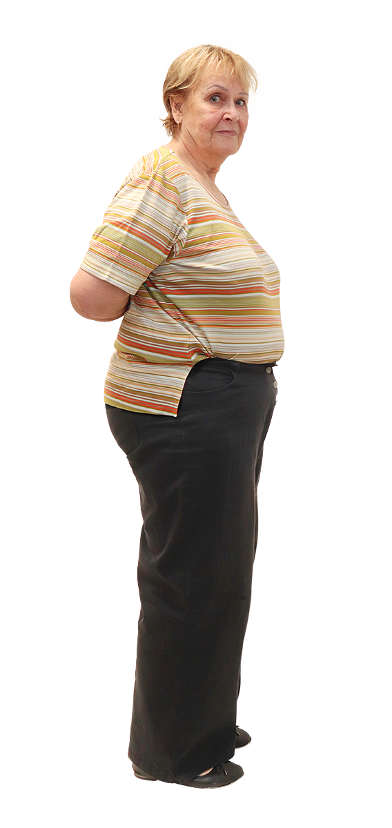 Barbara Scharnagl ist Bauch und gesundheitliche Sorgen los